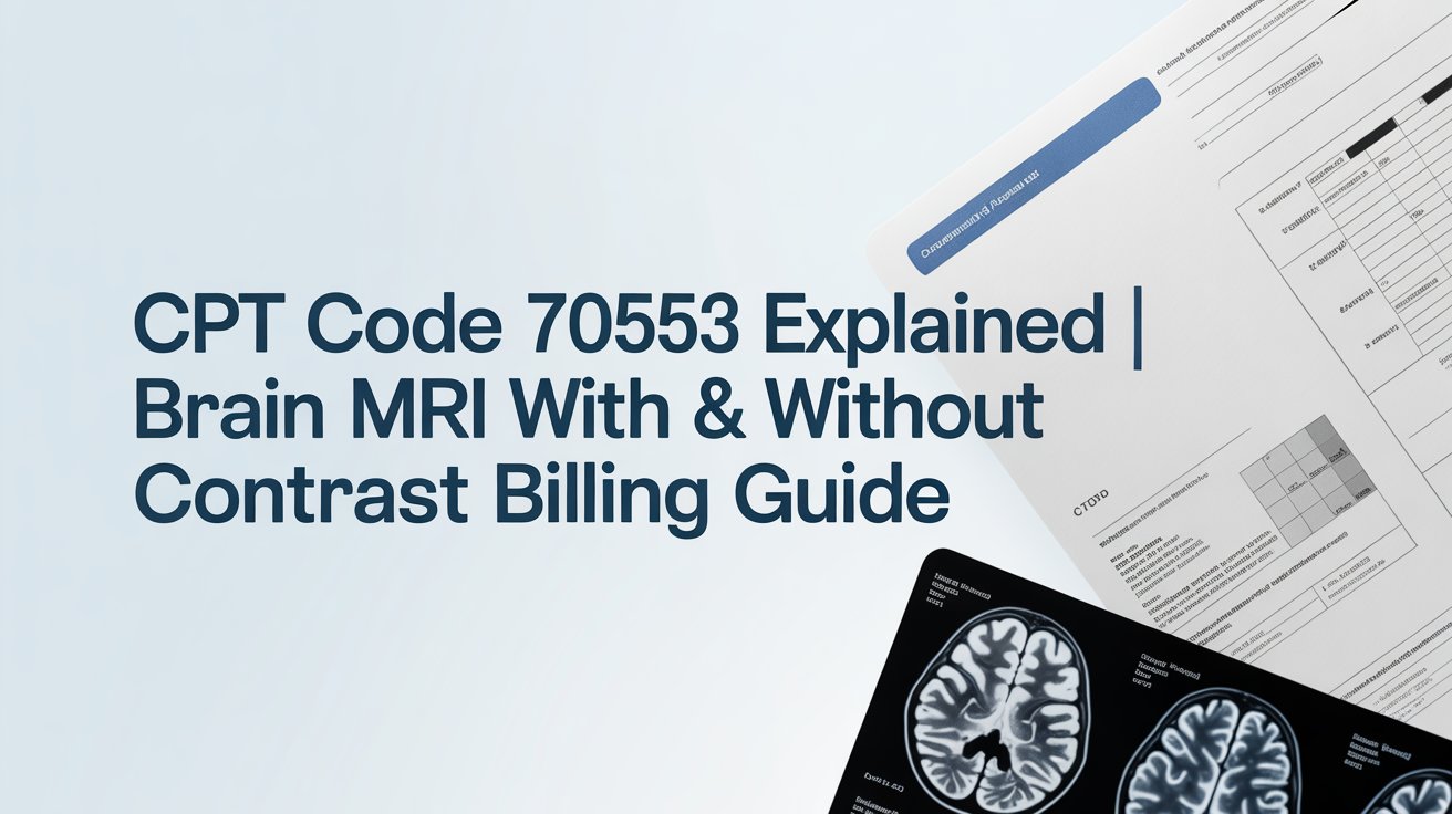 CPT Code 70553 Explained | Brain MRI With & Without Contrast Billing Guide